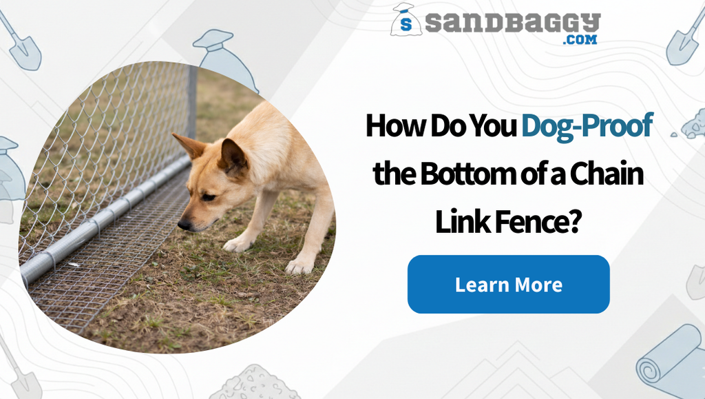Dog Proof Chain Link Fence: Bottom Rails, Stakes & Rebar Anchors ...