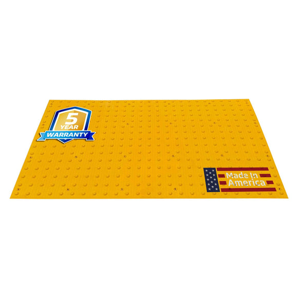 ADA Warning Pads & Tiles | Truncated Domes | ADA/ DOT Compliant – Sandbaggy