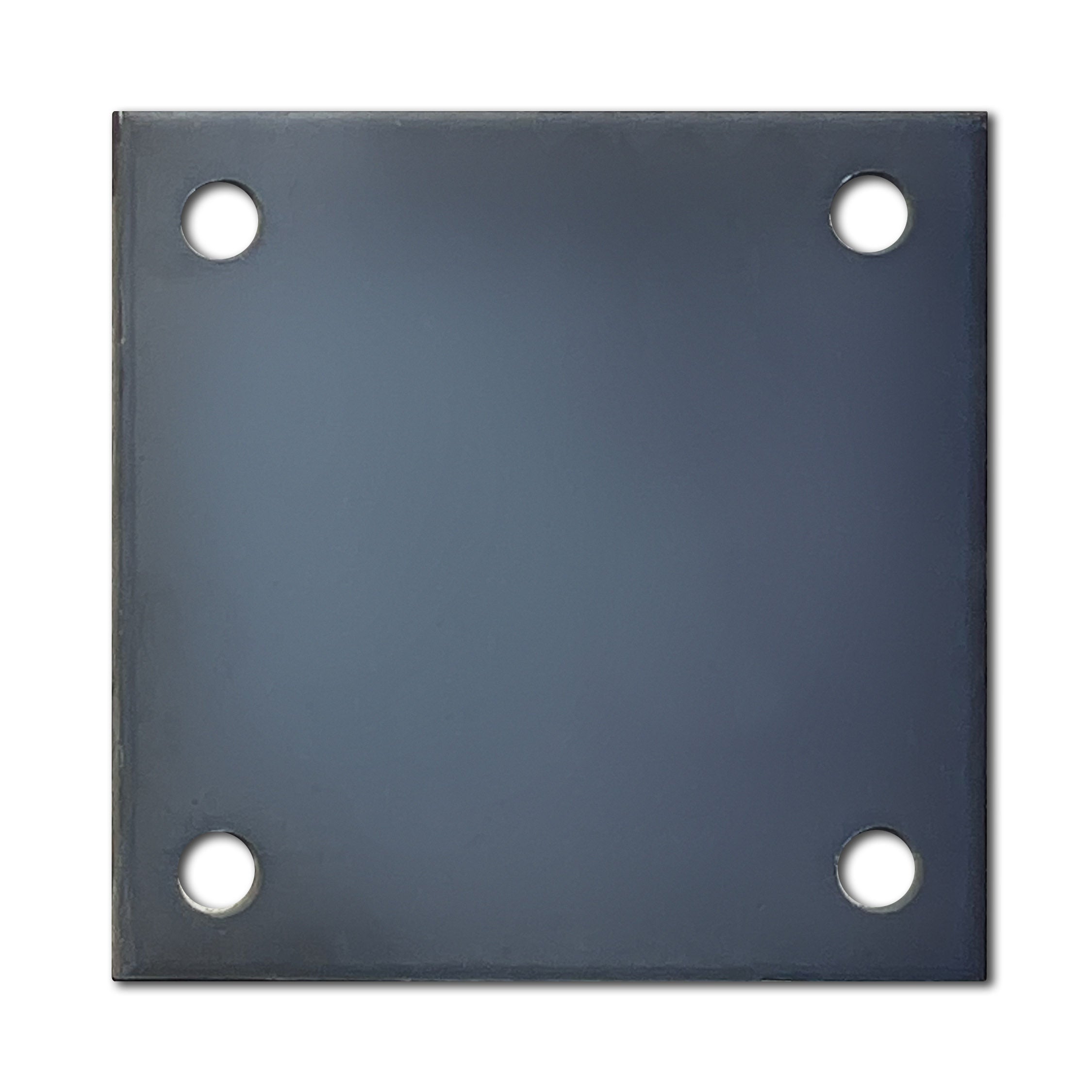 4 x 4 Hot Rolled Steel Base Plate with Holes Sample
