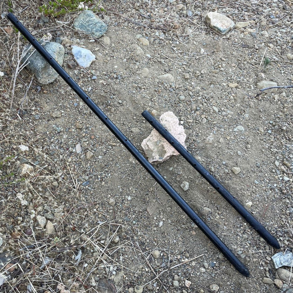 18" & 36" Round Steel Concrete Form Stakes with Nail Holes – Sandbaggy