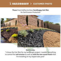 coir matting for planting